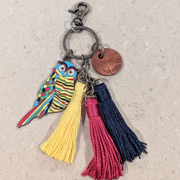 Sakroots | Accessories | Sakroots Owl Tassel Keychain | Poshmark